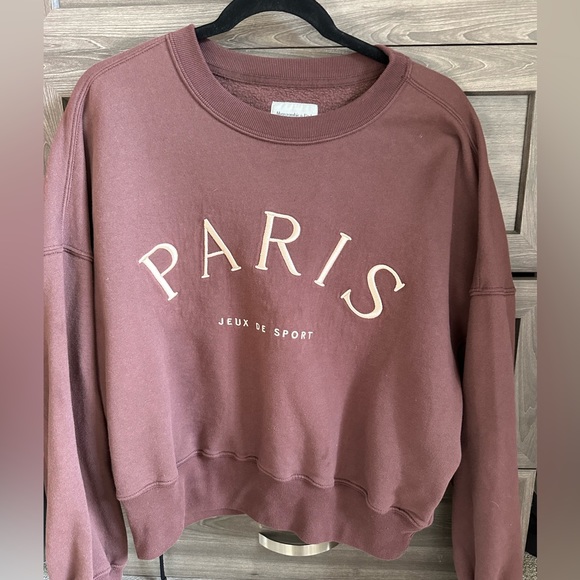 Abercrombie & Fitch | Tops | Soft Af Collection Paris Chocolate Brown ...